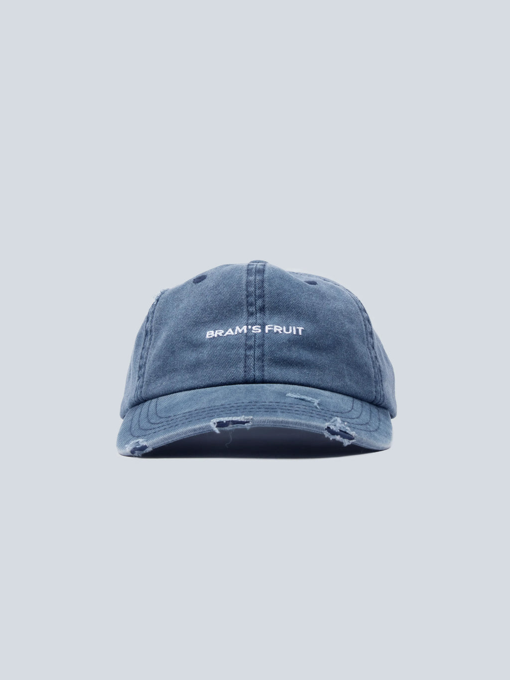Logo Cap Distressed - Washed Navy – Bram's Fruit
