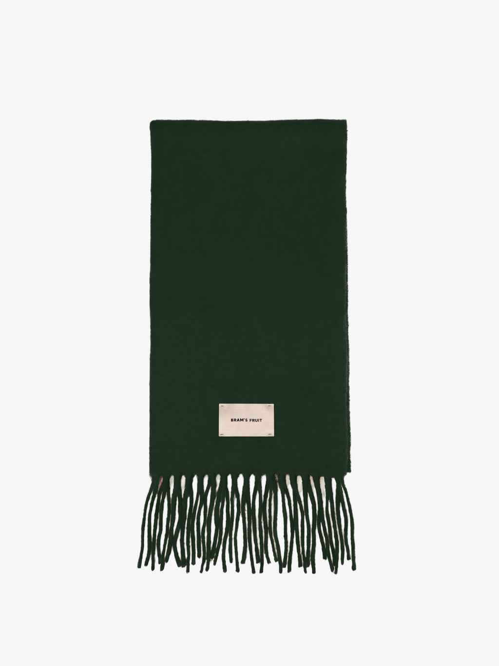 Wool Scarf - Dark Green – Bram's Fruit